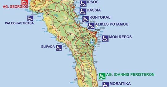 Ο χάρτης με τις παραλίες για ΑΜΕΑ – CorfuCorner.gr