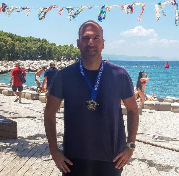 ΚΟΛΥΜΒΗΣΗ: «Ασημένιος» ο Παγκράτης στα 5 χλμ. ανοικτής θαλάσσης ...